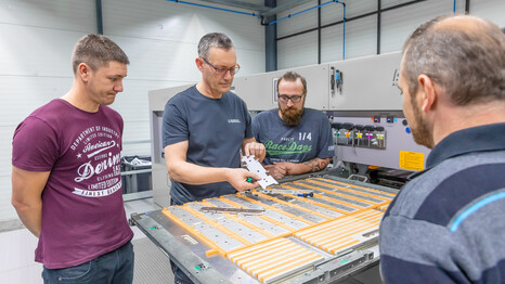 Tobacco packaging made with Marbach cutting-dies.